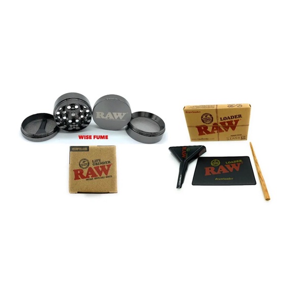 Other | Raw 98 King Size Cone Loader Kit Raw Life Grinder Small Size 4 ...